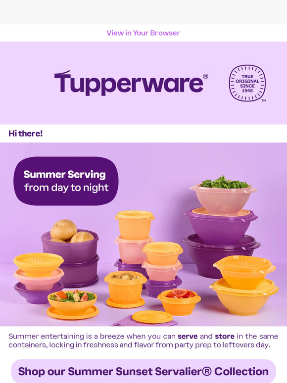 Tupperware: Our June Brochure brings Summer Savings! | Milled