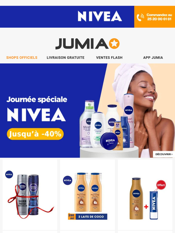 Jumia: NIVEA baisse ses prix aujourd'hui ! Jusqu'à -40% pour plus d ...