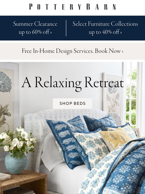 Pottery Barn Email Newsletters: Shop Sales, Discounts, and Coupon Codes