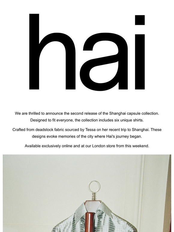 Home of Hai Limited: Our Shanghai Capsule Collection | Milled
