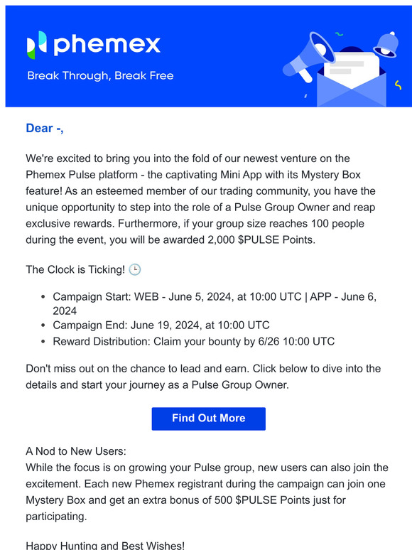 Phemex: 🌟 Become a Pulse Group Owner & Unlock Exclusive Rewards with ...