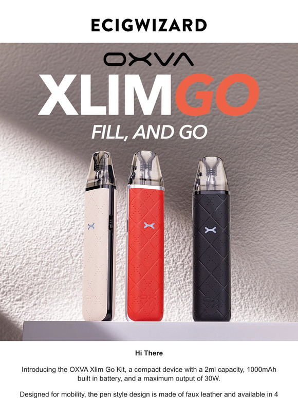 Ecigwizard: New In: Oxva Xlim Go | Milled