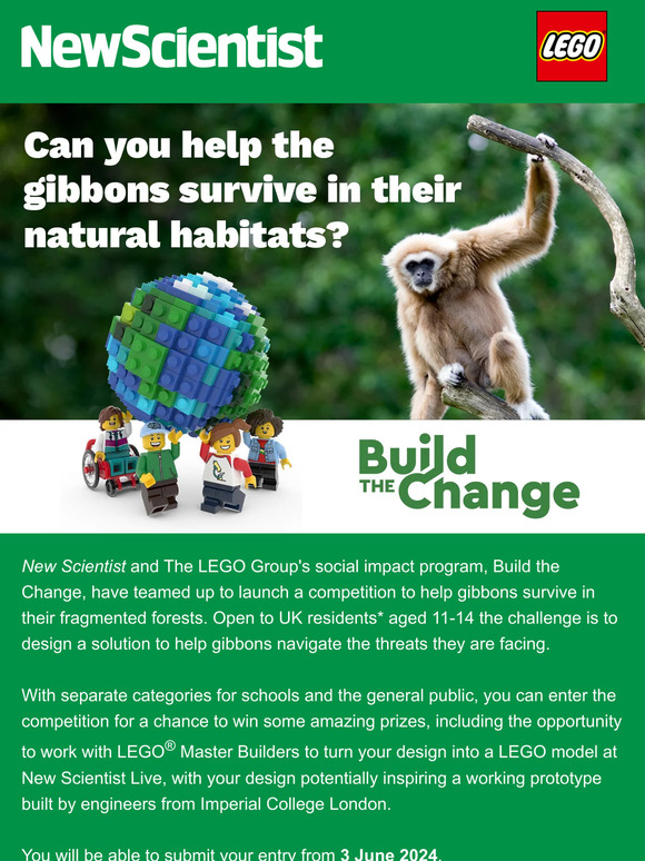 New Scientist: Build the Change with the LEGO Group and New Scientist ...