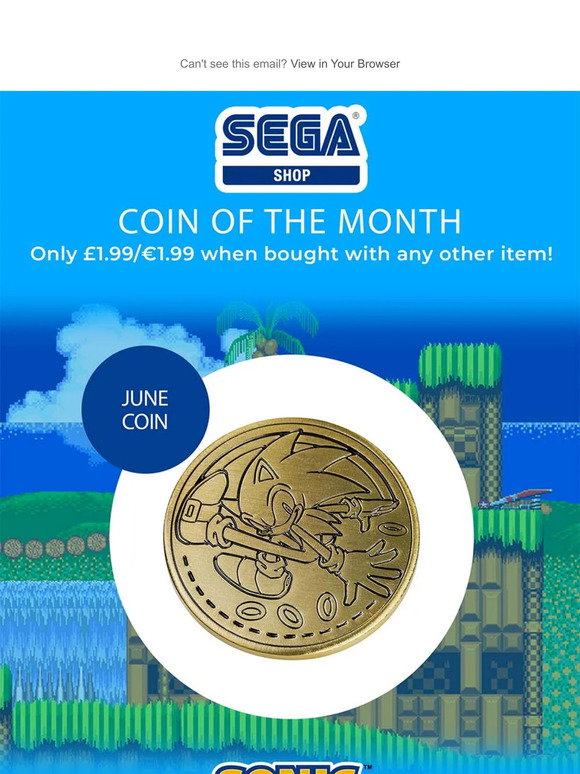 SEGA Shop: New Coin of the Month is here...💙🦔 | Milled