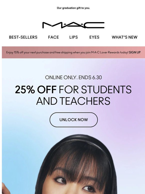 MAC Email Newsletters: Shop Sales, Discounts, and Coupon Codes