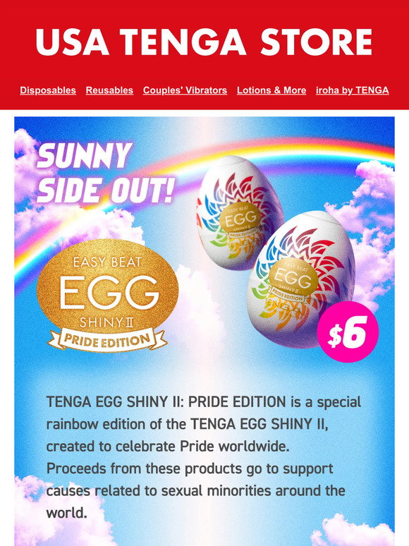 TENGA: 🌈 The New EGG SHINY II PRIDE EDITION is Here! | Milled