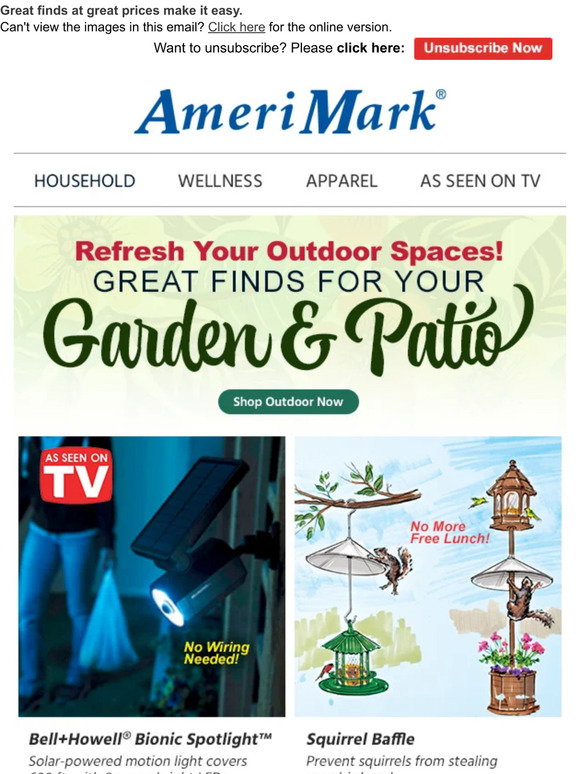 AmeriMark: Refresh Your Yard & Garden for Less! | Milled