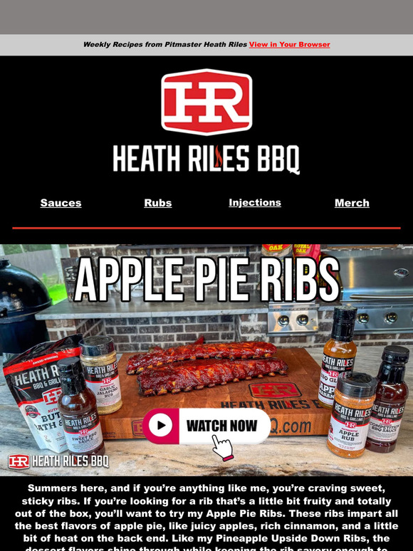 Heath Riles BBQ: Apple Pie Ribs - A new spin on an old favorite! | Milled