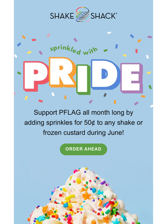 Shake Shack: 3 new sips to Sprinkle with PRIDE! | Milled