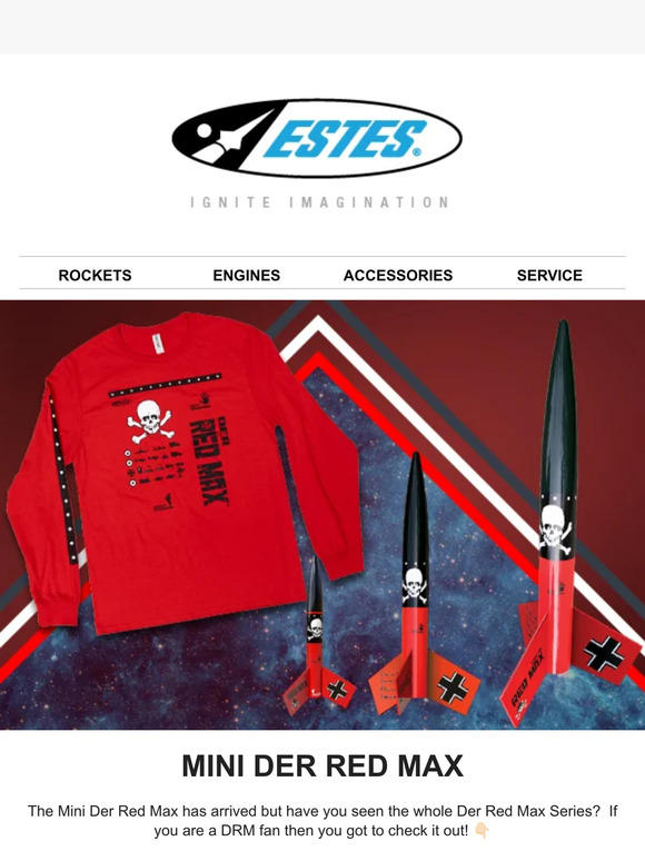 Estes Rockets: The Whole Der Red Max Line! | Milled