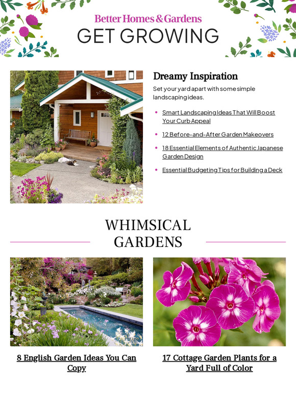 Better Homes and Gardens: Smart Landscaping Ideas That Will Boost Your ...