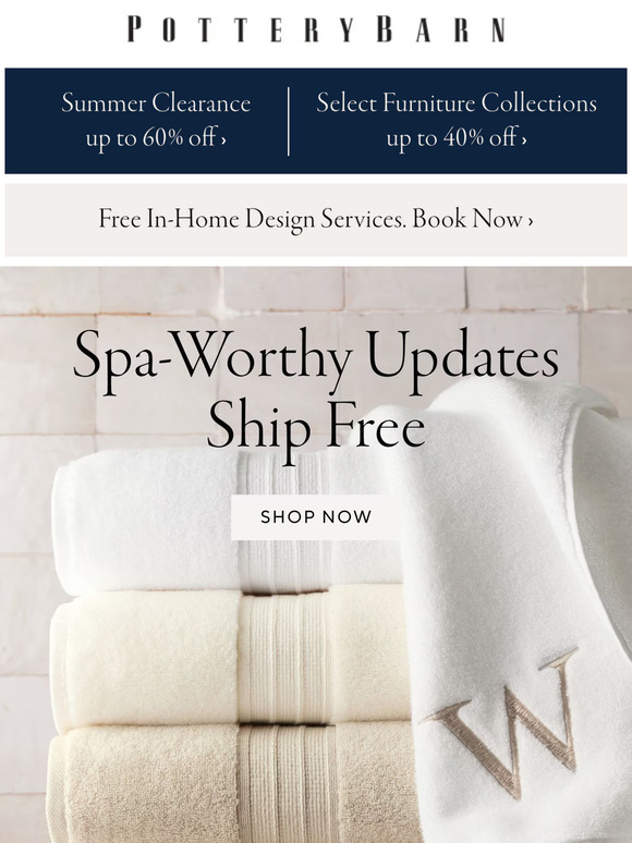 Pottery Barn Email Newsletters: Shop Sales, Discounts, and Coupon Codes