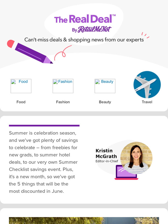 RetailMeNot: 🛍️ 5 Things to Buy in June | Summer Shopping Checklist | 🎓 ...