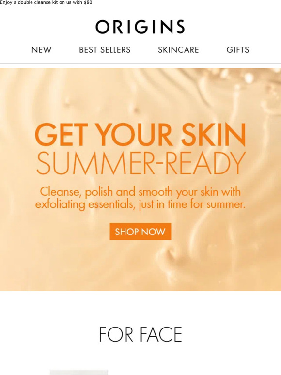 Origins: Summer-Ready Skin From Head To Toe | Milled