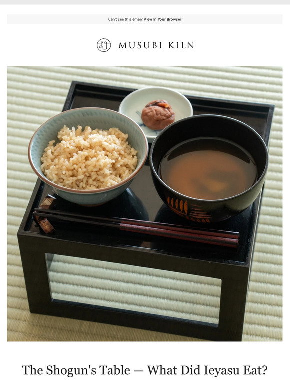 MUSUBI KILN: What did real-life shoguns eat? | Milled