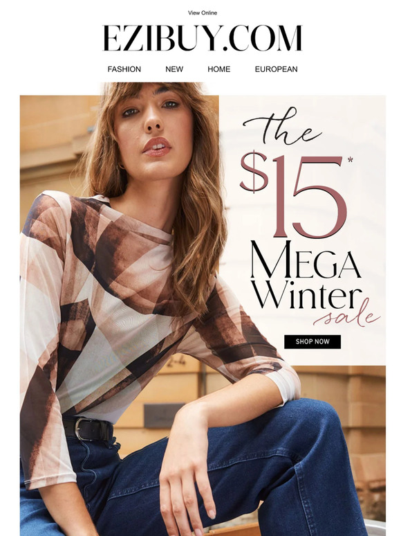 EziBuy: $15* Mega Winter Sale! | Milled