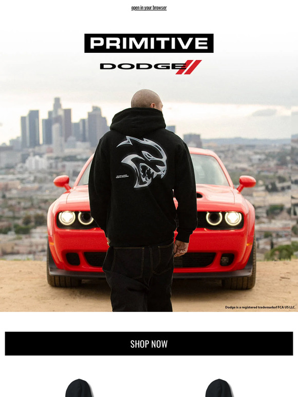 Primitive Skateboarding: [NEW] Primitive x Dodge Collection | Milled