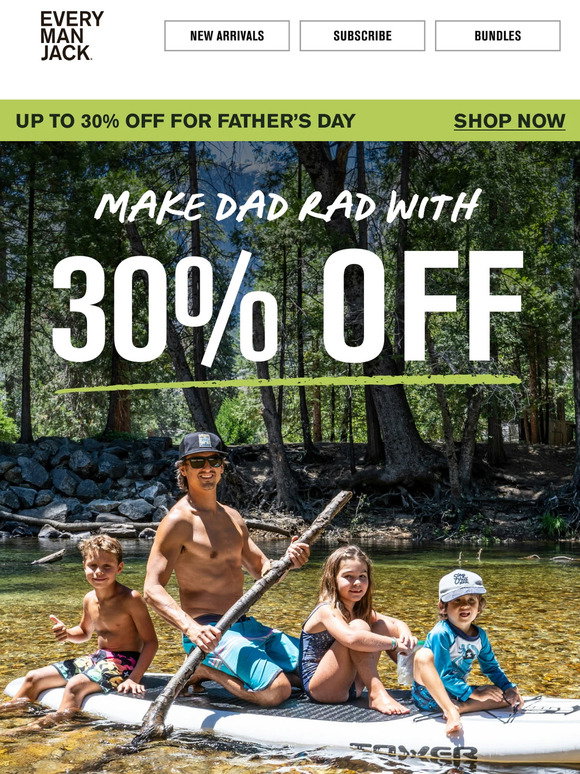 Every Man Jack: Turn his dad bod into a rad bod | Milled