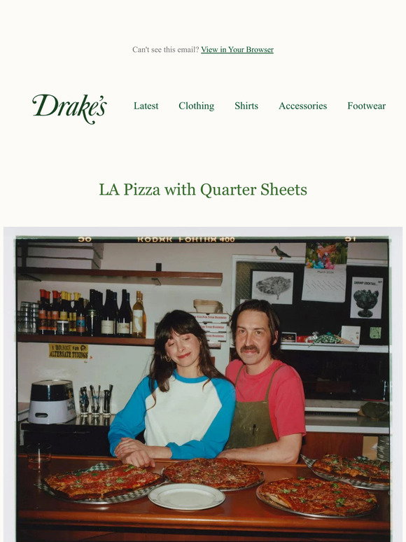 Drake's: LA Pizza with Quarter Sheets | Milled