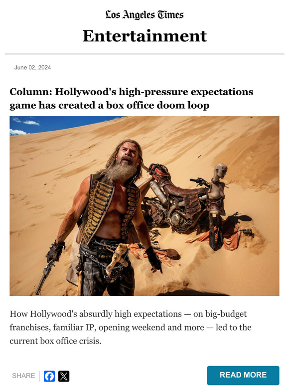 Los Angeles Times: Inside the box office doom loop | Milled
