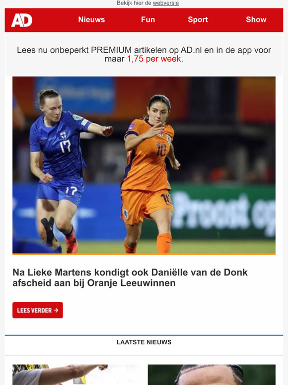 AD Webwinkel, Volkskrant, Trouw, Parool & Reg: Na Martens kondigt ook Van de Donk afscheid bij ...