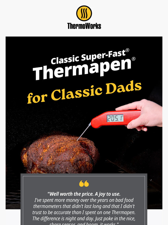 ThermoWorks: $64.00 Classic Super-Fast Thermapen - Limited Time Only ...