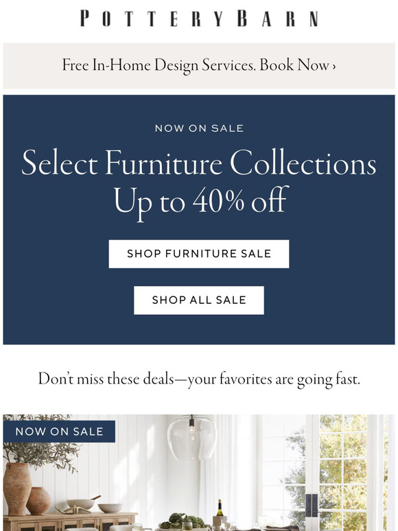 Pottery Barn Email Newsletters: Shop Sales, Discounts, and Coupon Codes