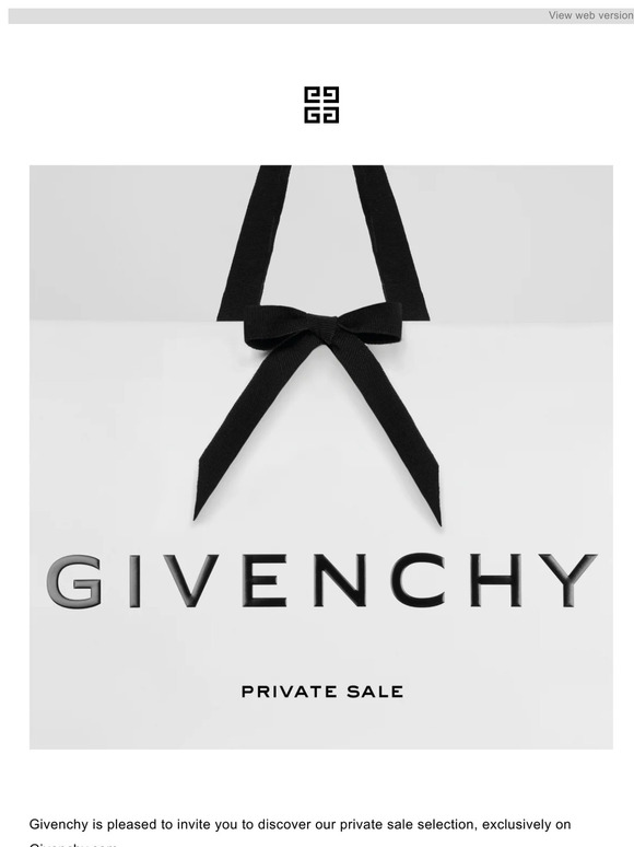 Givenchy: Spring Summer 2024 Private Sale | Milled
