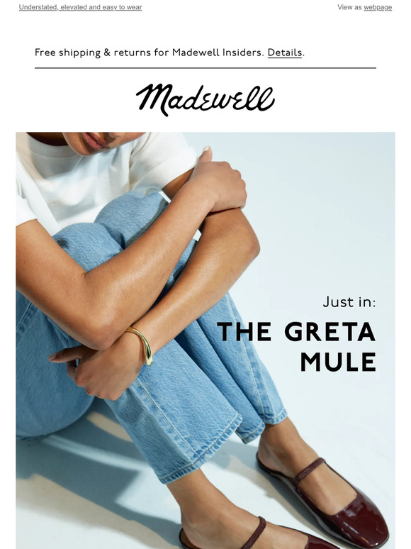Madewell Email Newsletters: Shop Sales, Discounts, and Coupon Codes