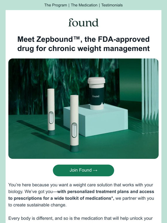 Found Health: Meet Zepbound™, the FDA-approved drug for chronic weight ...