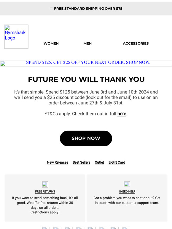 Gymshark Email Newsletters: Shop Sales, Discounts, and Coupon Codes