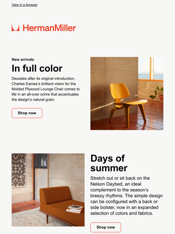 Herman Miller: New colors and styles for modern classics | Milled