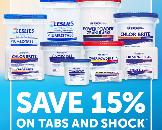 Leslie's Pool Supply: 🔒 Unlock 15% Off Tabs & Shock [click to save ...
