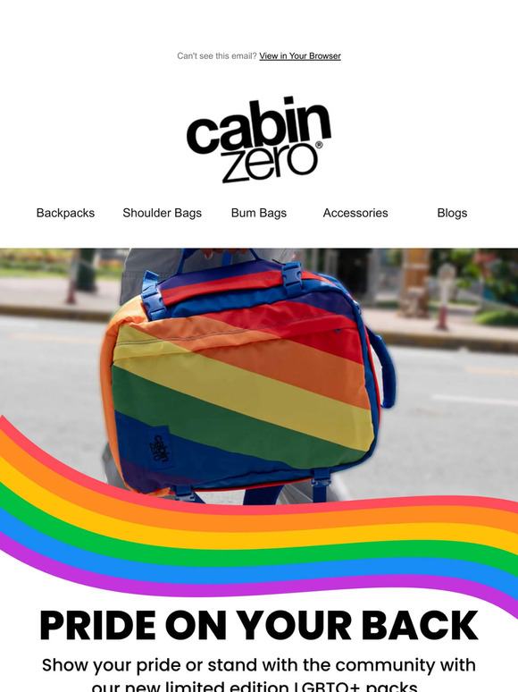 CabinZero: 🌈 Celebrate Diversity with CabinZero's Rainbow Backpacks ...