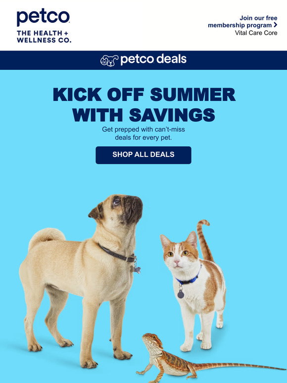 Petco: Your monthly deals are here! | Milled