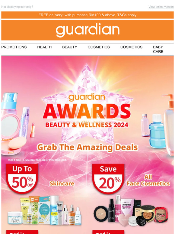 Guardian: guardian Awards 2024: Beauty & Wellness 2024 😉 | Milled