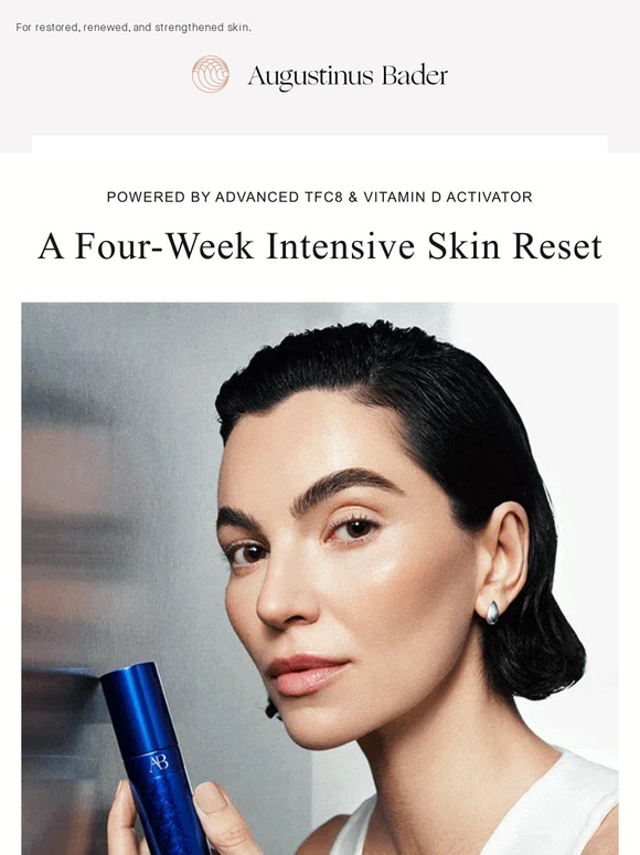 Augustinus Bader: NEW: The Skin Infusion - A Four-Week Intensive Skin ...