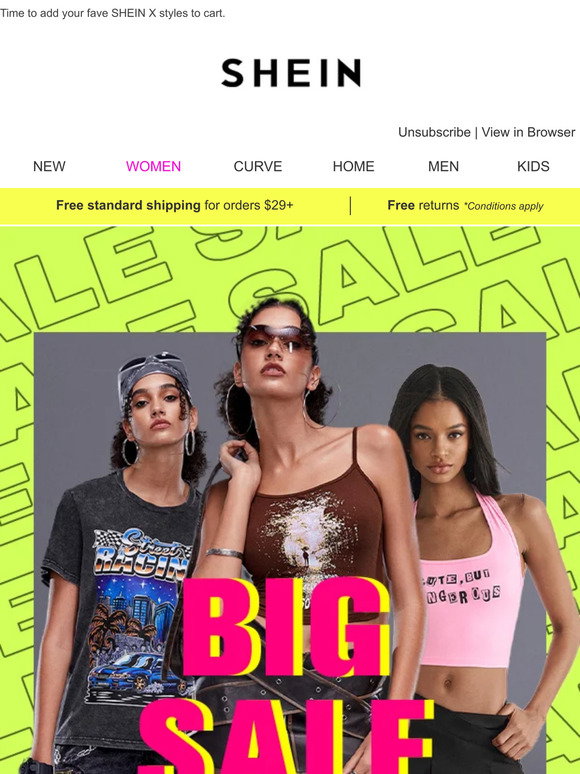 SHEIN Email Newsletters: Shop Sales, Discounts, and Coupon Codes