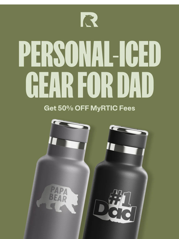 RTIC: 50% OFF Personalization with MyRTIC | Milled