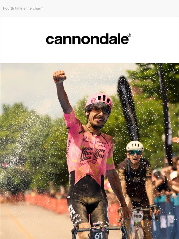 Cannondale: Euphoria in Emporia: Lachlan Wins Unbound | Milled