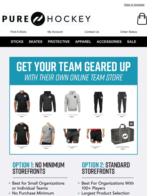 Pure Hockey: Getting Your Team Outfitted In Custom Team Gear Is Easier ...