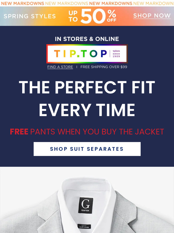 Tip Top Tailors: We Fit You, Every Time | Milled