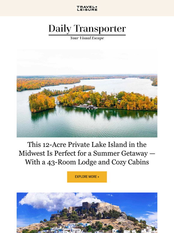Travel + Leisure: This Private Midwest Island Is Perfect for a Summer ...