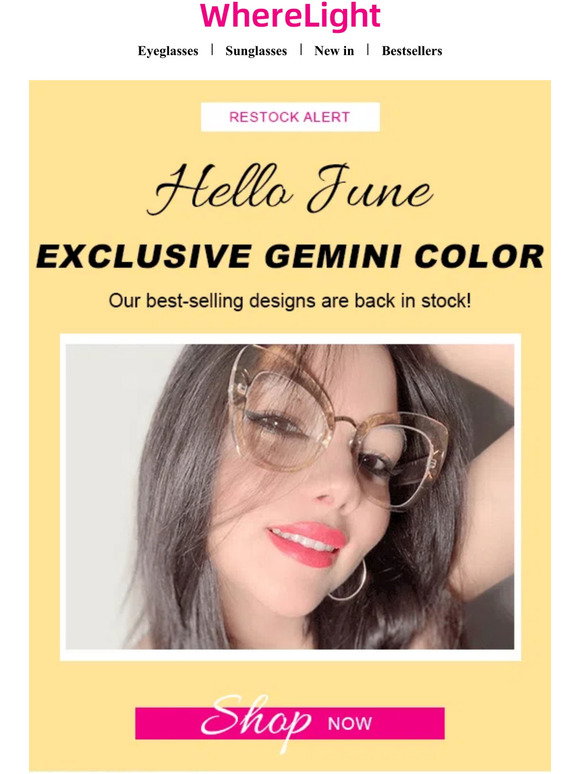 WhereLight: Match your mood with Gemini hues in frames! | Milled