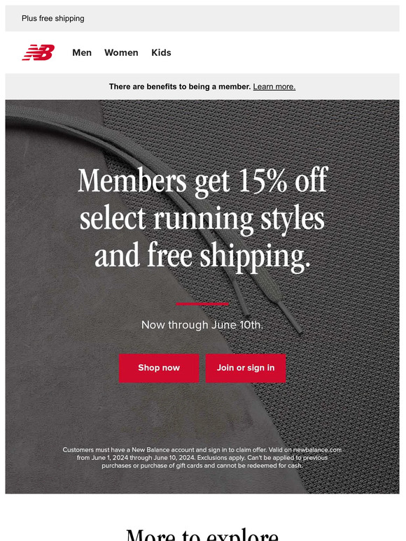 New Balance Email Newsletters: Shop Sales, Discounts, and Coupon Codes