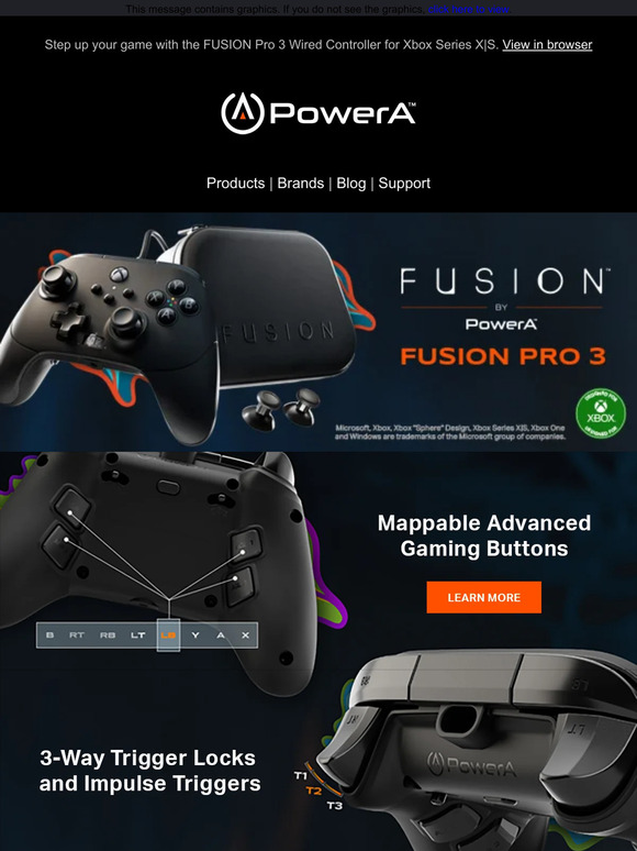 PowerA: Step up your game with the Fusion Pro 3 Wired Controller for ...