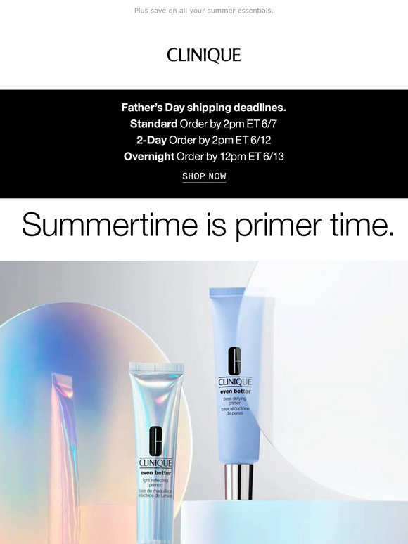 Clinique Email Newsletters: Shop Sales, Discounts, and Coupon Codes