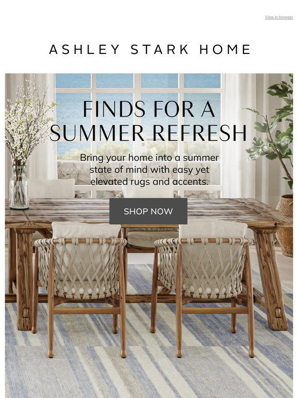 Ashley Stark Home: Introducing the Summer Edit | Milled