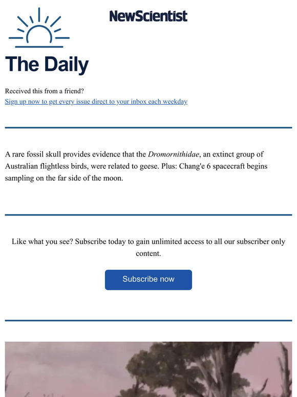 New Scientist: Ancient geese as heavy as a cow | Milled