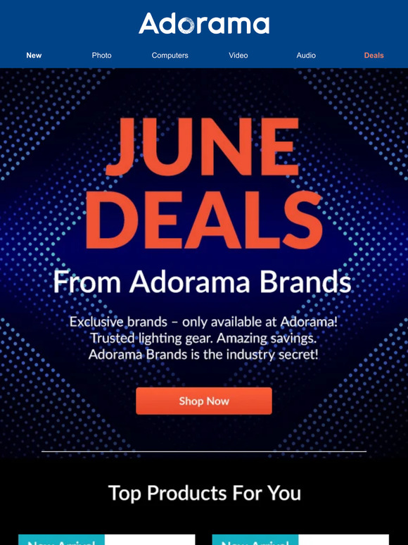 Adorama: Flashpoint June Deals Are Here: Save BIG On Adorama Brands 🙌 ...